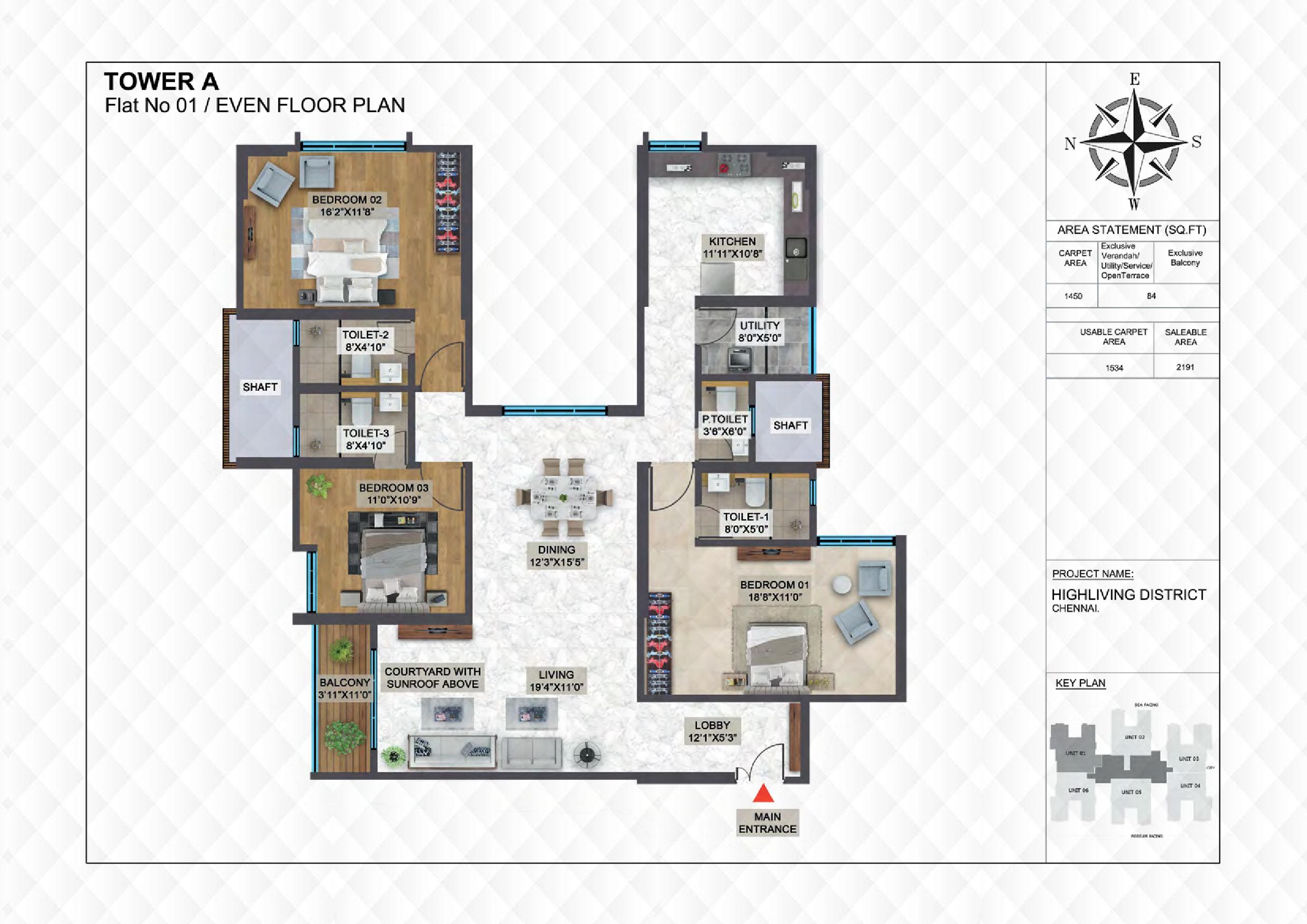 Propchanakya | Luxury Apartments in Perambur | SPR City | Tallest ...